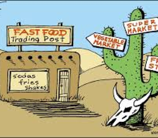 Food deserts and food insecuity